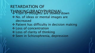 Thought disorders22.pptx disorder of thoughts | PPTX
