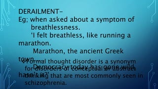 Thought disorders22.pptx disorder of thoughts | PPTX