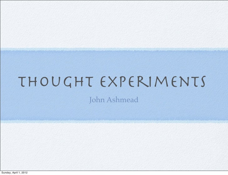 thought-experiments