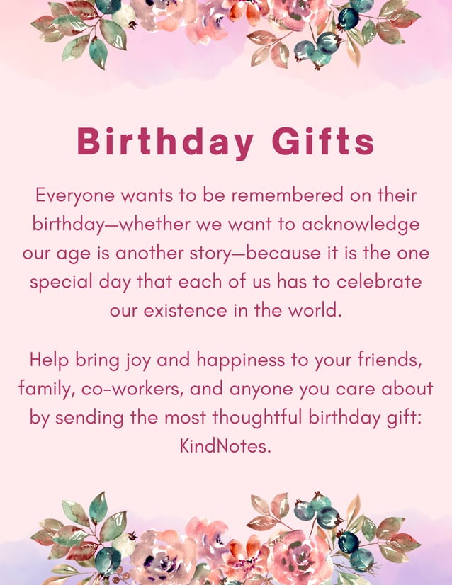 Memorable Jar for Birthday– KindNotes | PDF