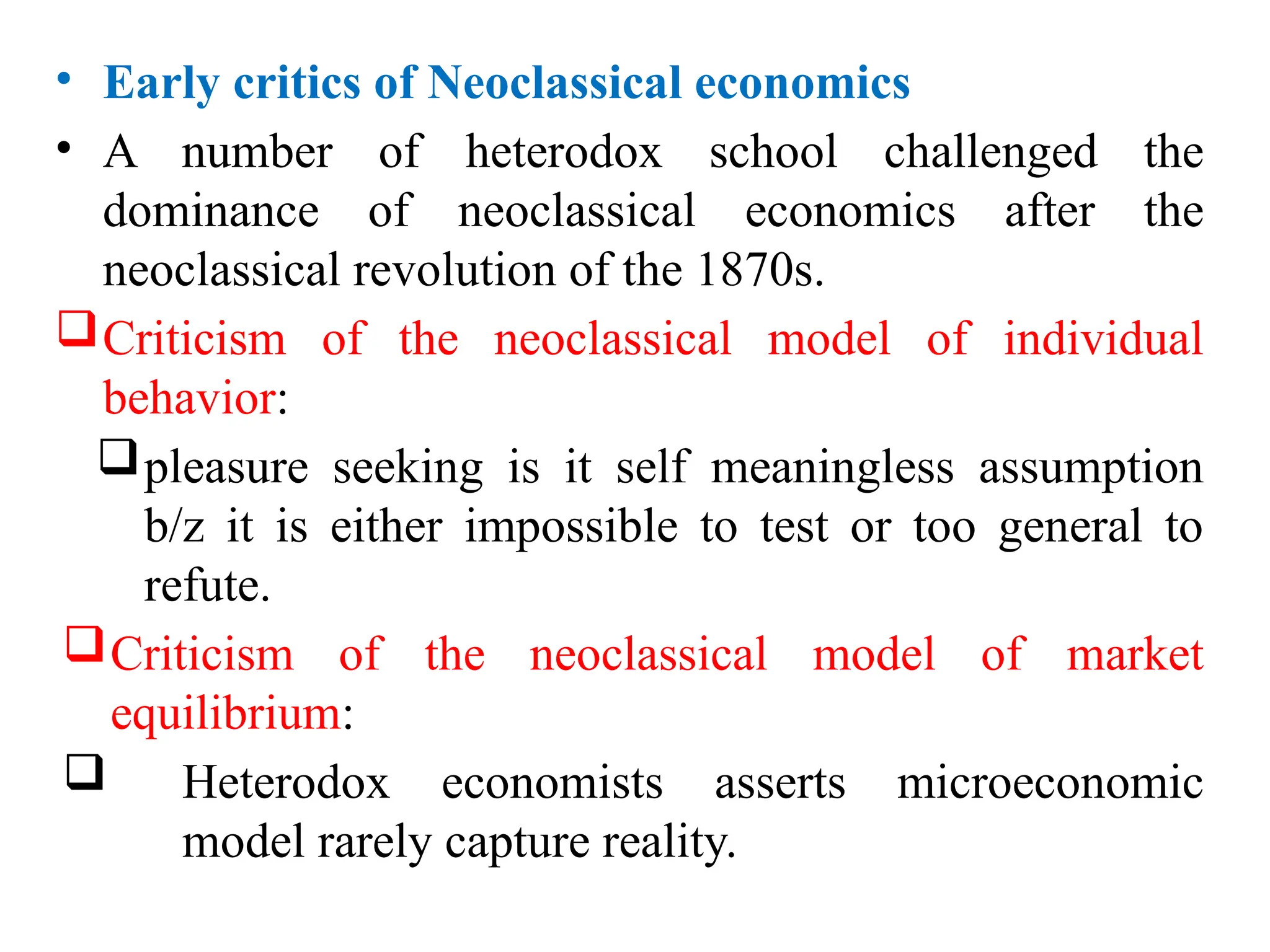 History of economic thought II, chapter 2-3 | PPTX
