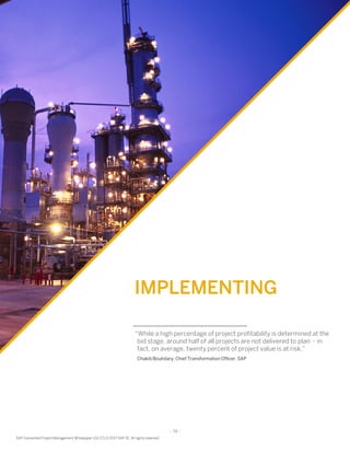 Connected Project Management in the Oil, Gas & Chemicals Industry | PDF