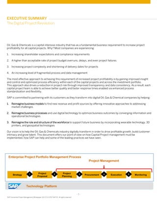 Connected Project Management in the Oil, Gas & Chemicals Industry | PDF