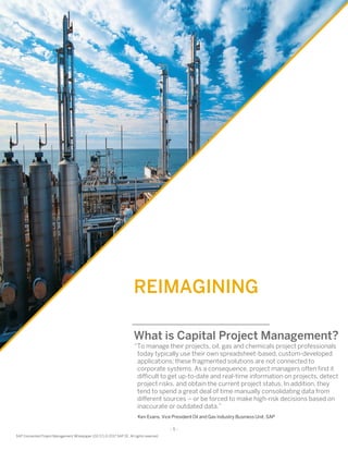 Connected Project Management in the Oil, Gas & Chemicals Industry | PDF