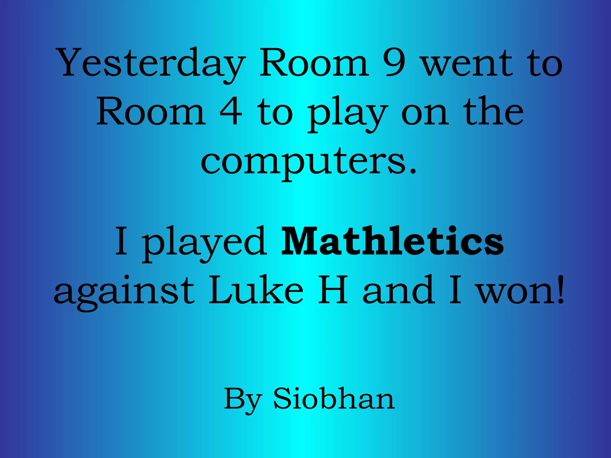 Thoughts On Live Mathletics | PPT