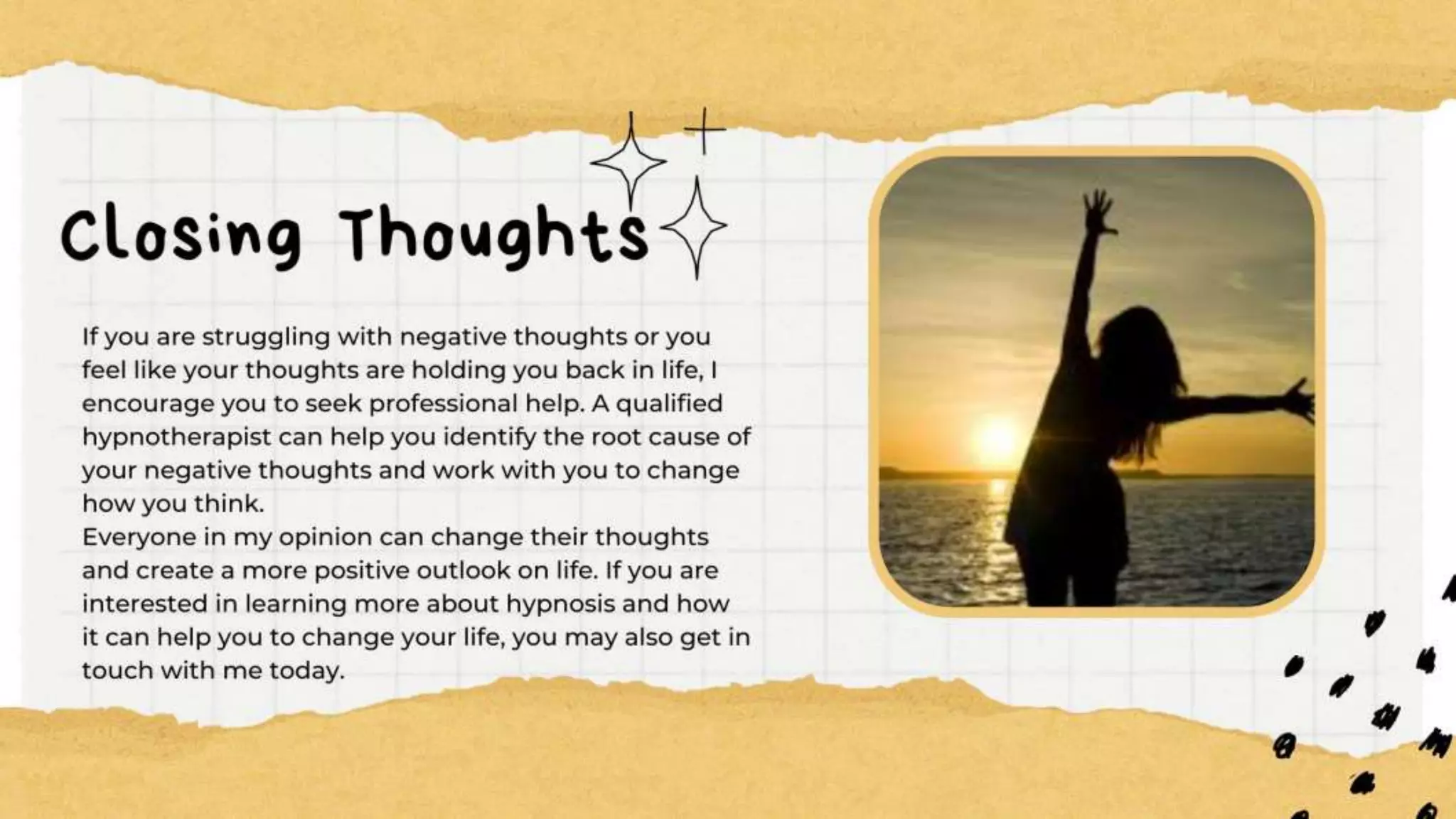Thoughts are more powerful than words | PPT