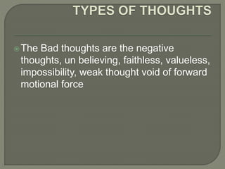 Thoughts are things akin omoniyi | PPTX