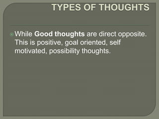 Thoughts are things akin omoniyi | PPTX