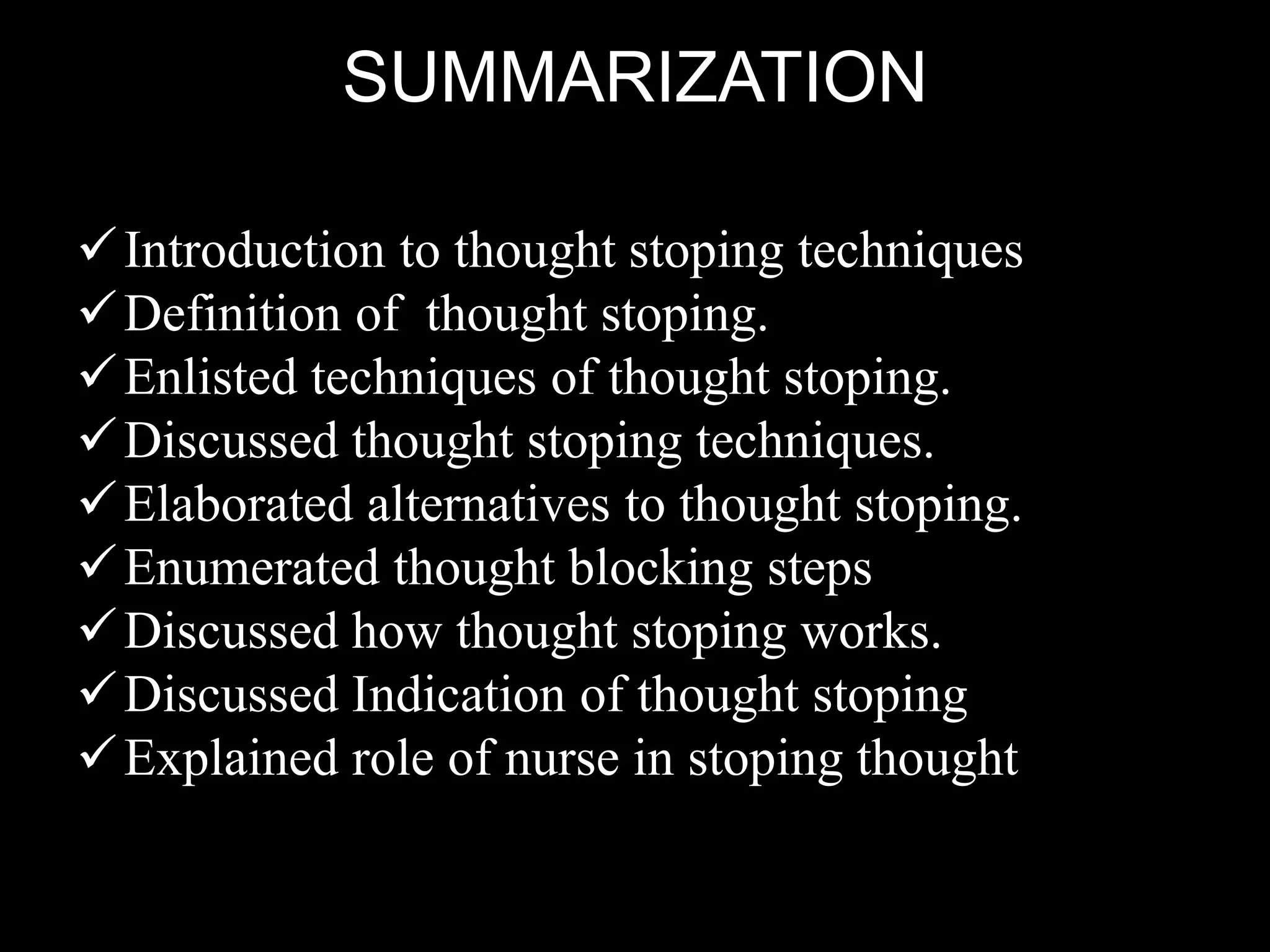 THOUGHT STOPING TECHNIQUES METHOD.pptx