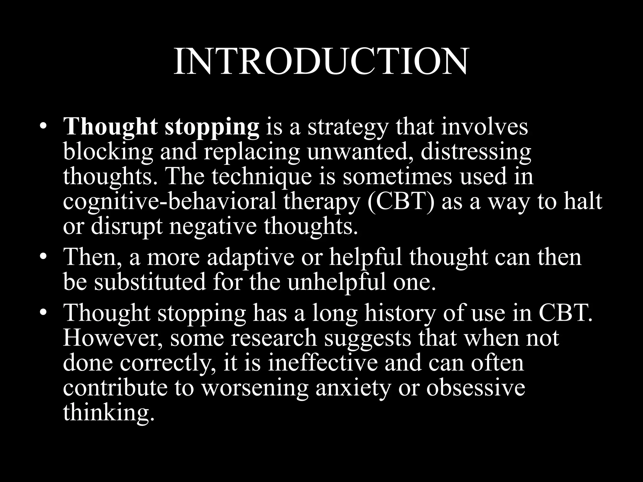 THOUGHT STOPING TECHNIQUES METHOD.pptx