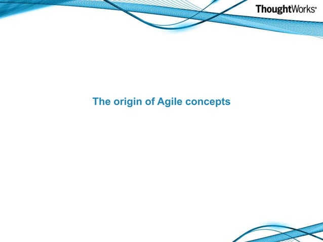 ThoughtWorks Approach 2009 | PPT | Web Development | Internet