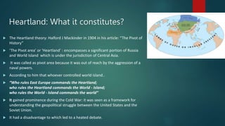 Conceptual development of Heartland and Rimland theories with special ...