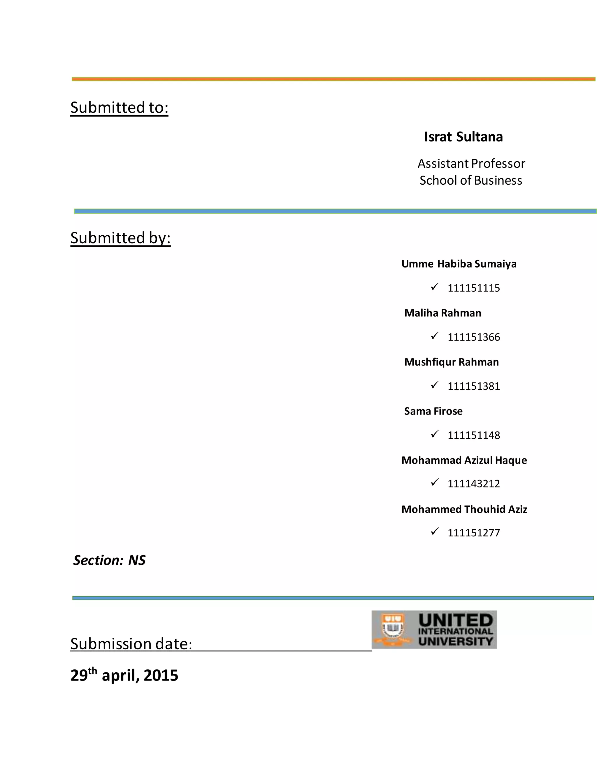 Case etudy bus101 | PDF | Free Download