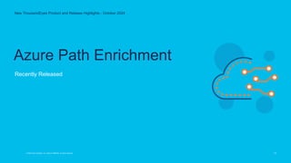 New ThousandEyes Product Features and Release Highlights: October 2024 ...