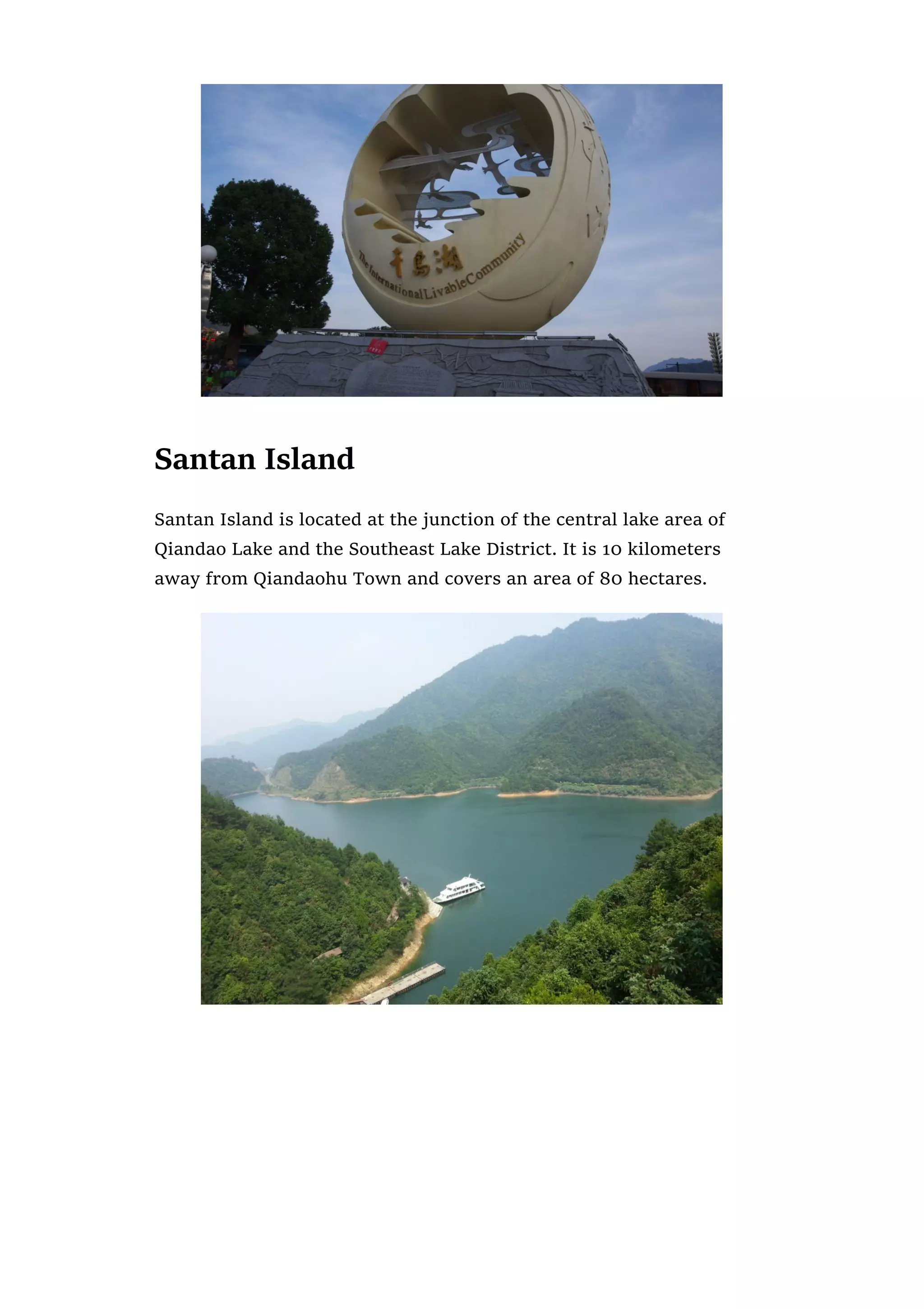 Thousand islet lake | PDF | Asia Travel | Travel Locations