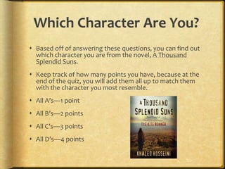 Thousand splendid suns | PPTX