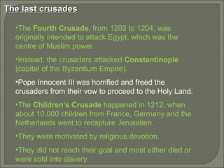 Brief Look at the Crusades | PPT