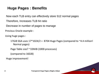 Transparent Hugepages in RHEL 6 | ODP