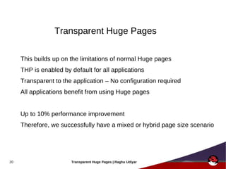 Transparent Hugepages in RHEL 6 | ODP
