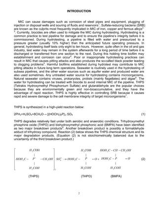 (THPS BIOCIDE BASE ) moniotoring in sea water | PDF