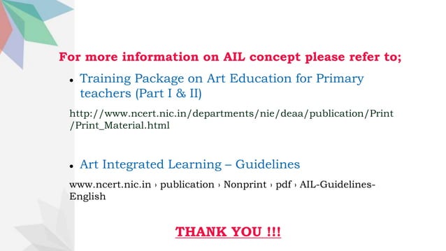 Module 3: Art Integrated Learning | PPT