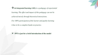 Module 3: Art Integrated Learning | PPT
