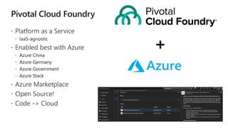 Using Pivotal Cloud Foundry across Azure and Azure Stack | PPT | Free Download