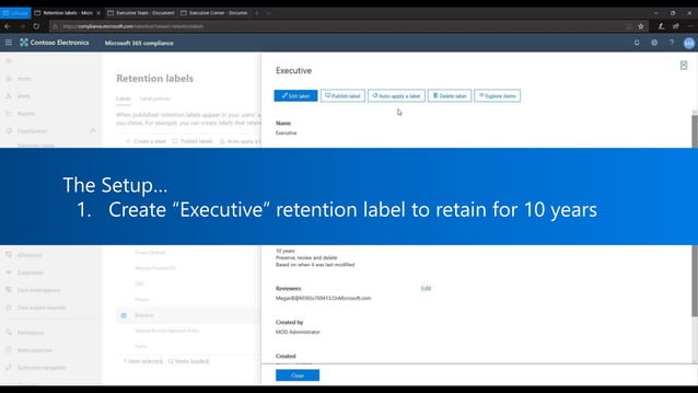 7 ways to auto-apply retention labels in Office 365 - THR2071 | PPT