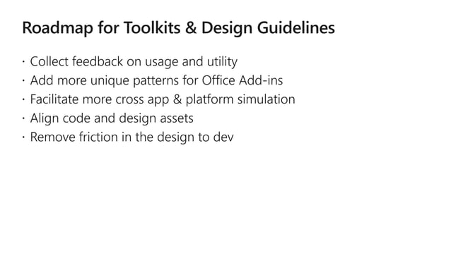 Office Add-in Design Toolkit | PPT