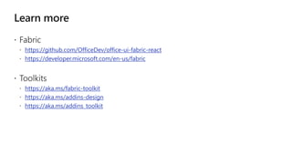 Office Add-in Design Toolkit | PPT