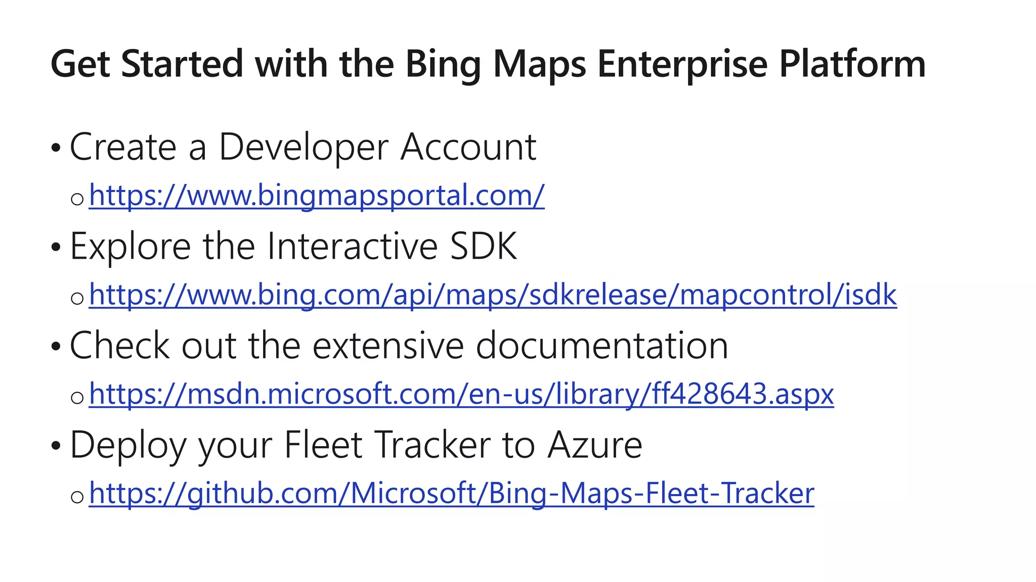 Mobile Workforce Location Tracking with Bing Maps | PPTX | Search ...