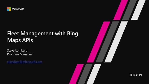 Mobile Workforce Location Tracking with Bing Maps | PPT