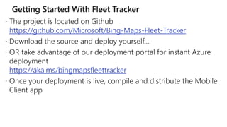 Mobile Workforce Location Tracking with Bing Maps | PPTX | Search | Internet