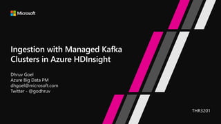 Ingestion in data pipelines with Managed Kafka Clusters in Azure ...