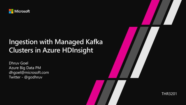 Ingestion in data pipelines with Managed Kafka Clusters in Azure ...