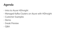 Ingestion in data pipelines with Managed Kafka Clusters in Azure ...
