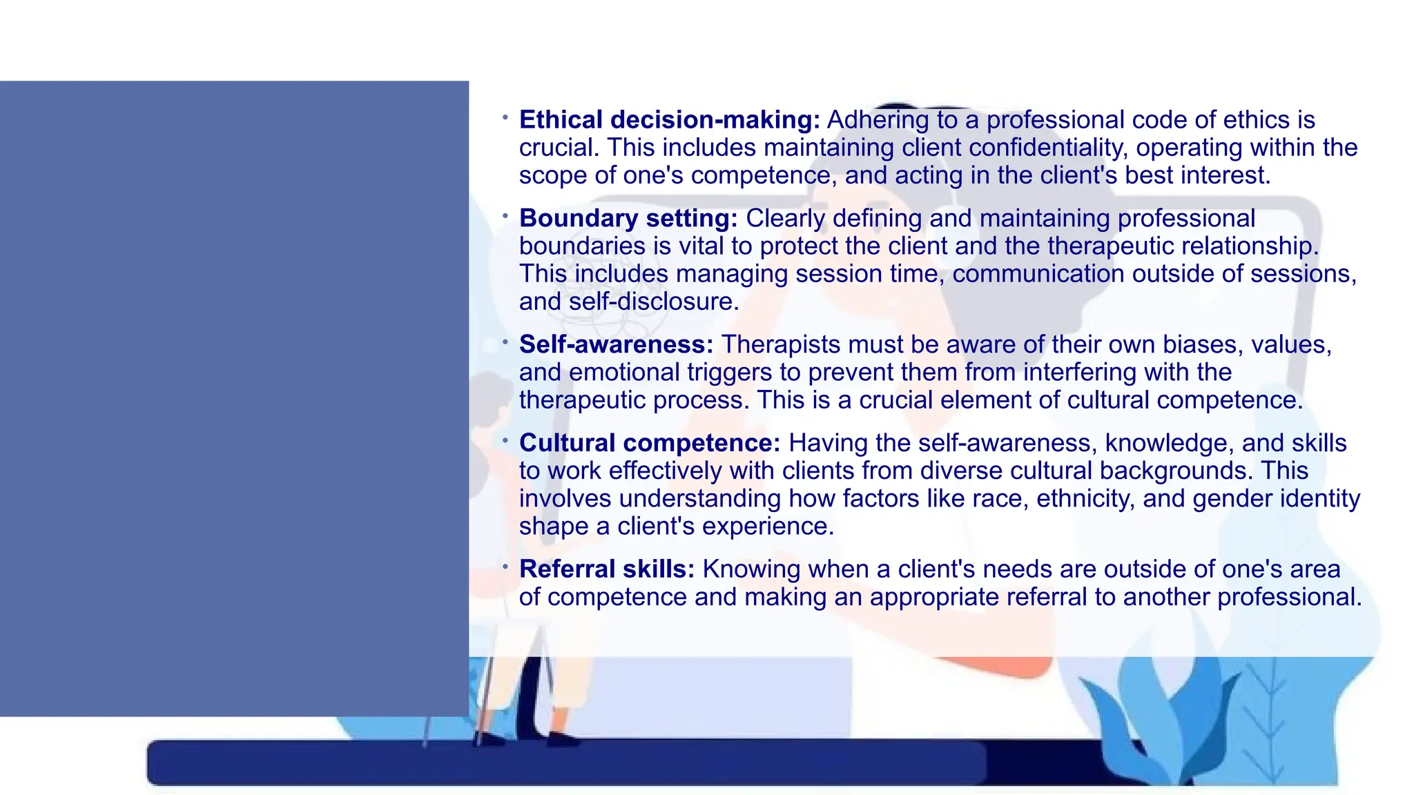 Set of skills a therapist must have by carl rogers. pptx | PPTX