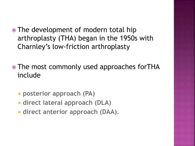 Thr approaches journal | PPTX