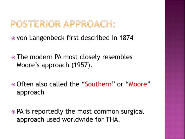 Thr approaches journal | PPTX