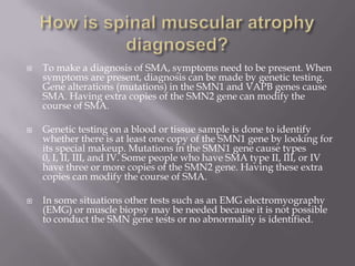 SMA spinal muscular disease | PPTX