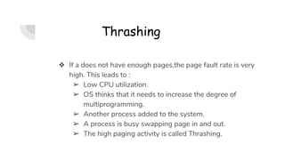 Allocation of Frames & Thrashing | PPTX