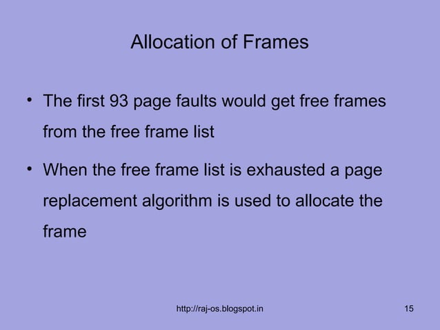 Thrashing allocation frames.43 | Operating Systems | Computer Software and Applications