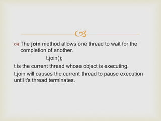 Basic Thread Knowledge | PPTX | Programming Languages | Computing