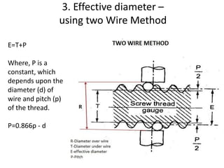 Form Metrology: screw thread measurement.ppt