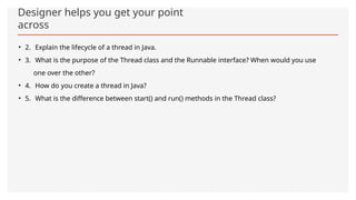 Mostly asked interview Question on Java Thread .pptx