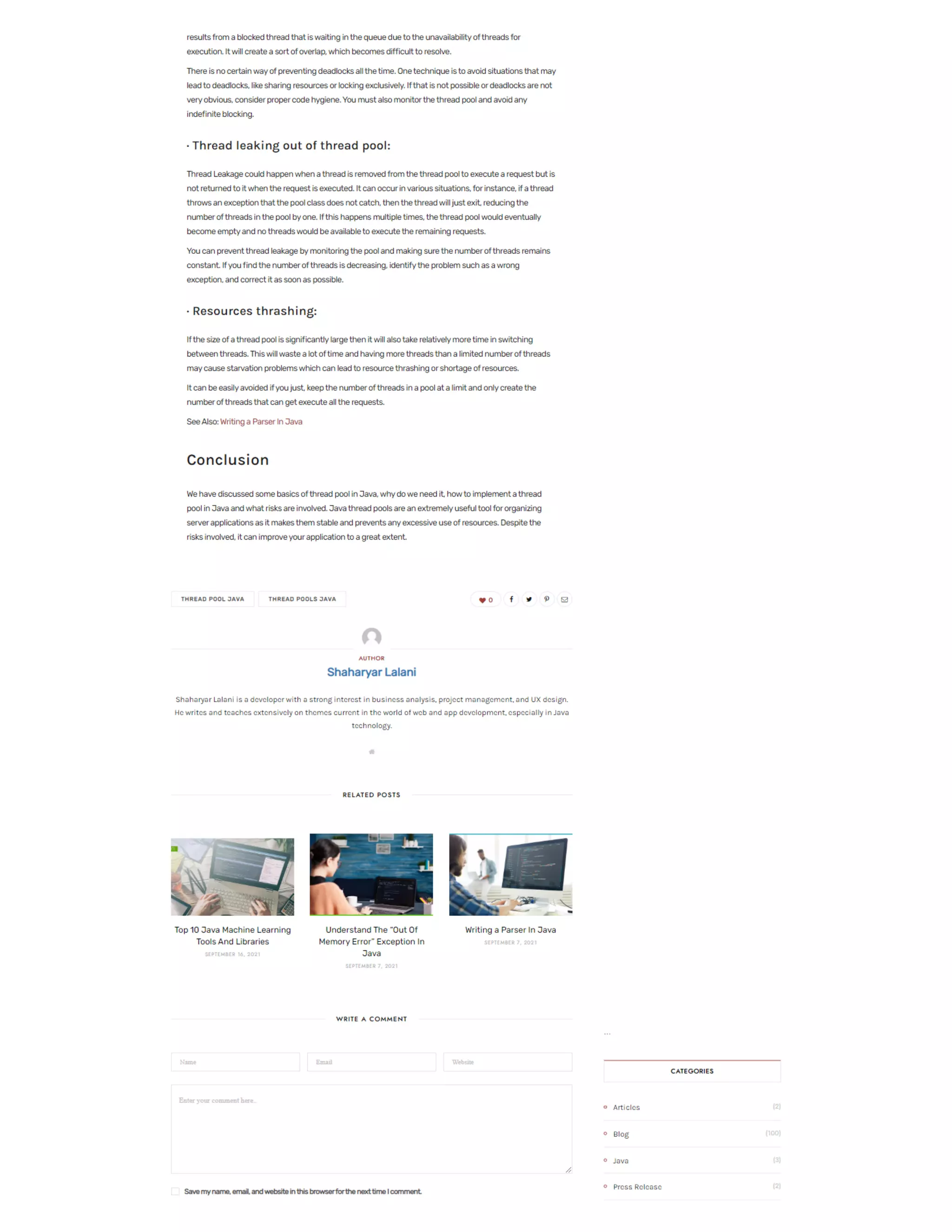 Introduction To Thread Pools In Java | PDF