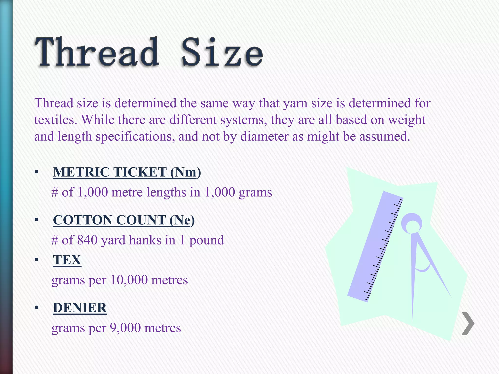 Thread And Seam Construction | PPTX