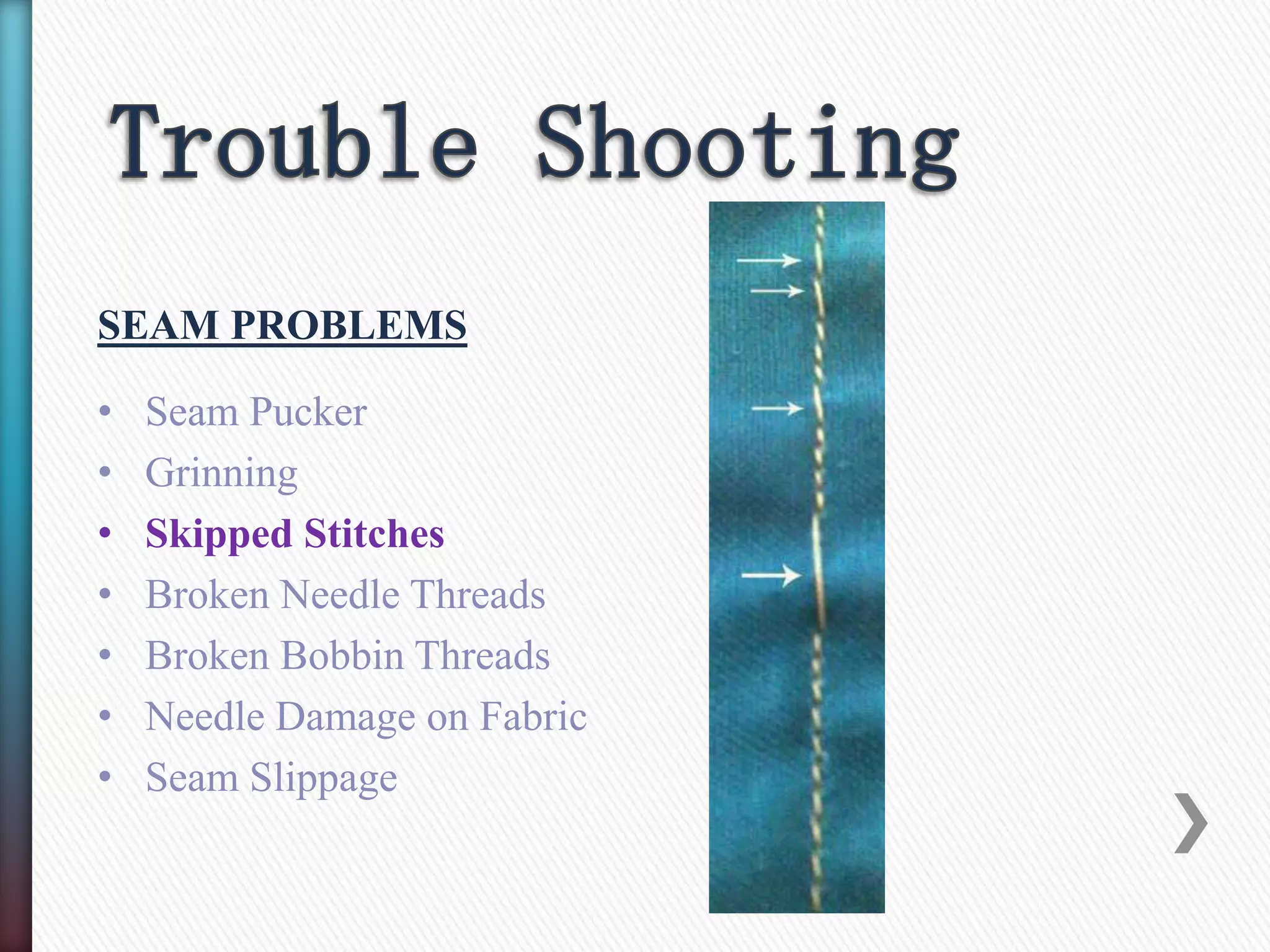 Thread And Seam Construction | PPTX