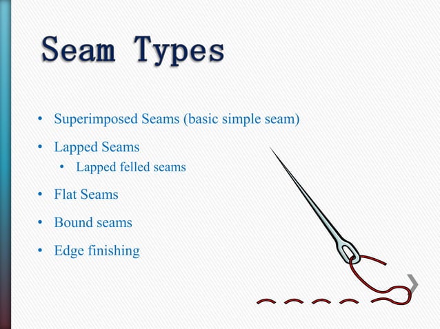 Thread And Seam Construction | PPT