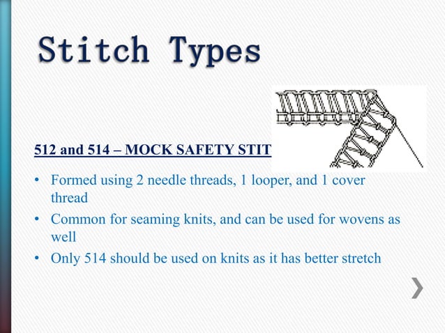Thread And Seam Construction | PPT